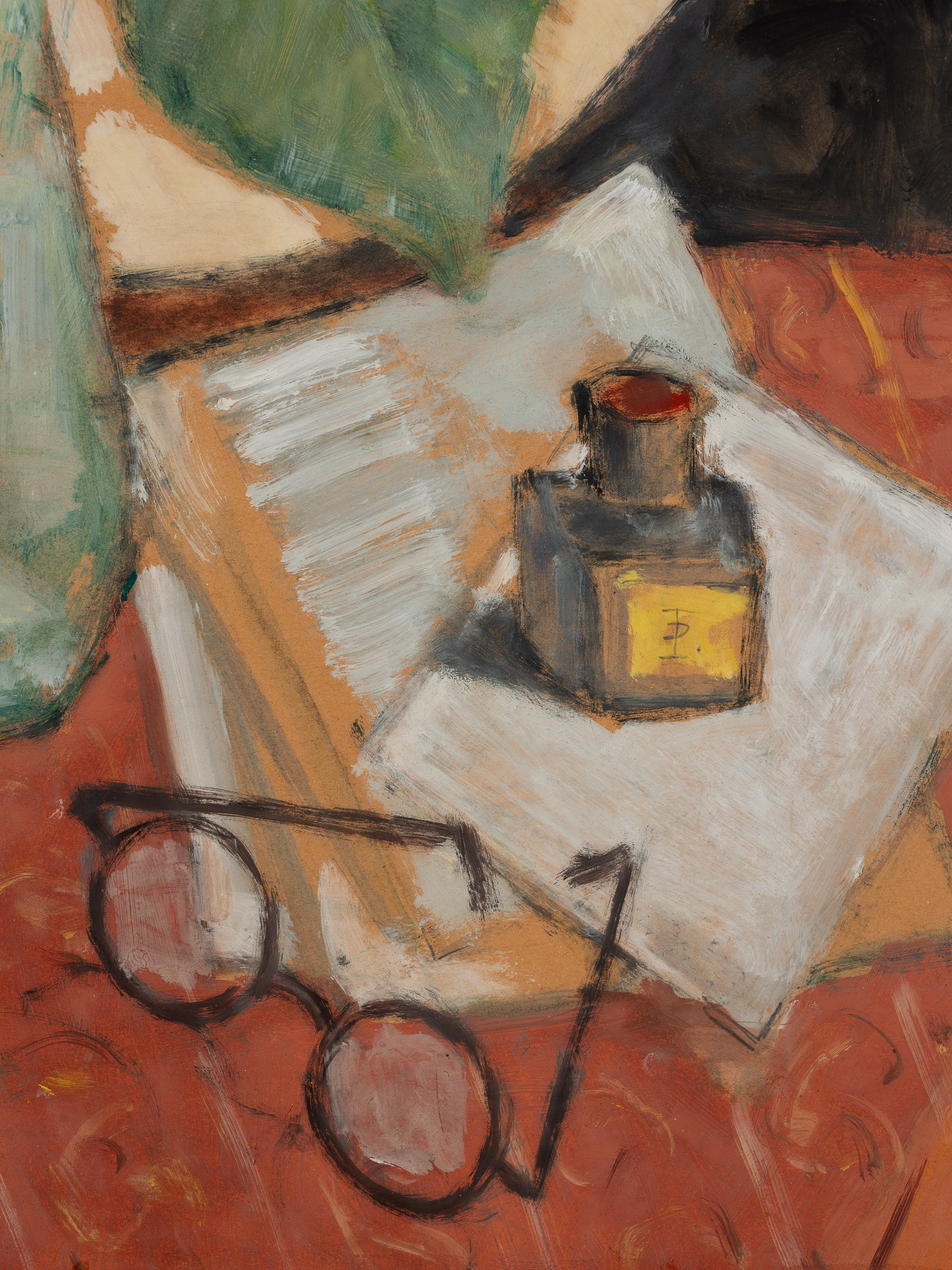 Lot 10, Theodor Pallady - Still Life with Sun Flower and Ink Bottle ...
