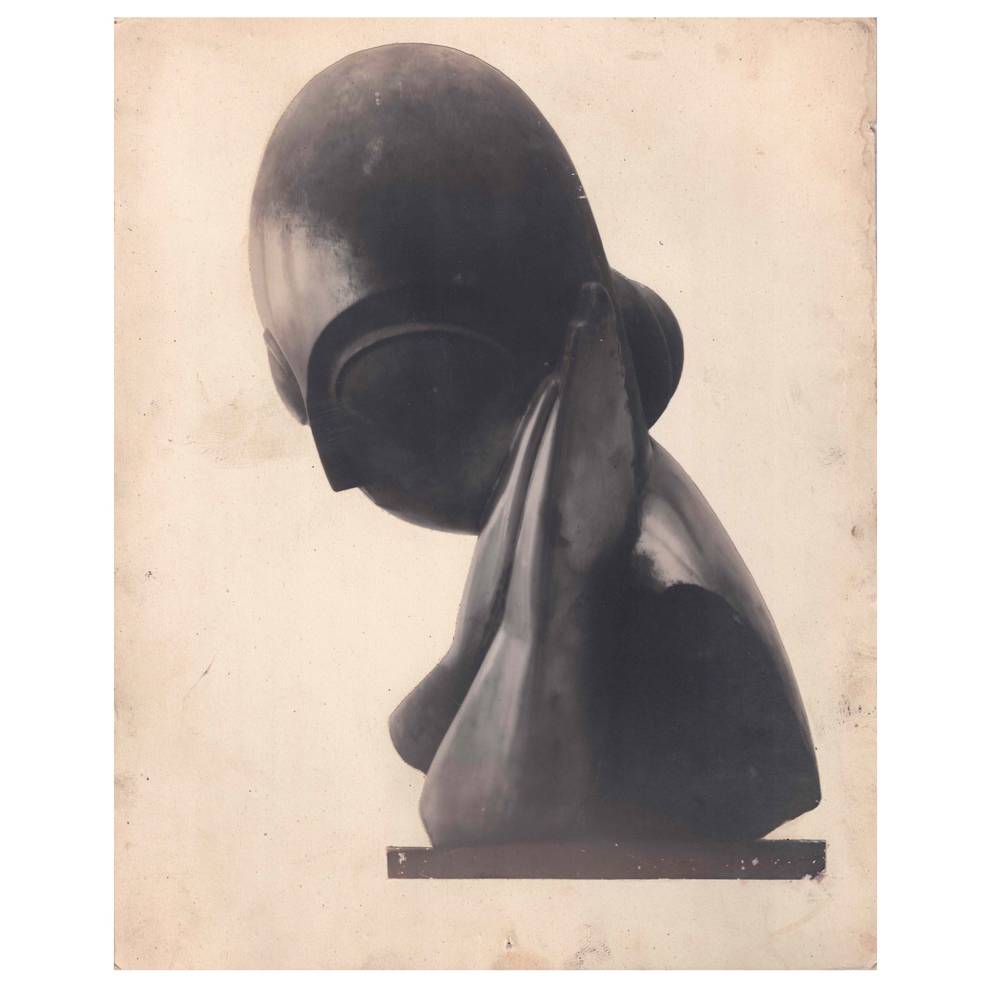 Lot 41, “Mlle Pogany”, vintage photo collage - Ans Azura - ONLINE ART ...