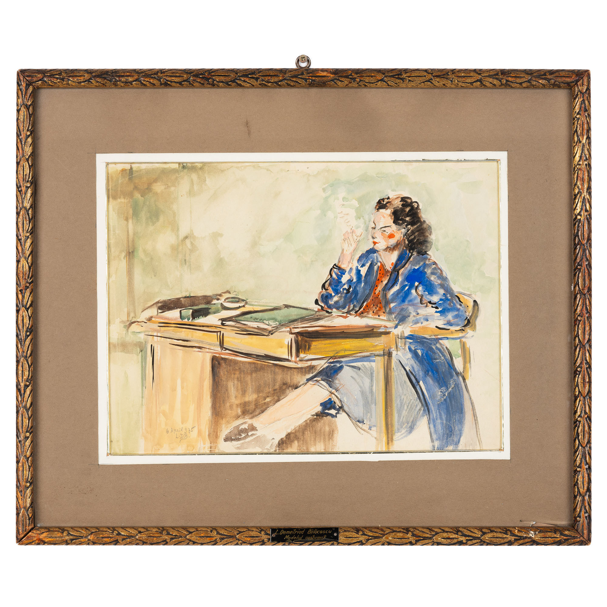 Lot 27, Lucia Dem Bălăcescu - The Costumed Model (Modelul costumat ...