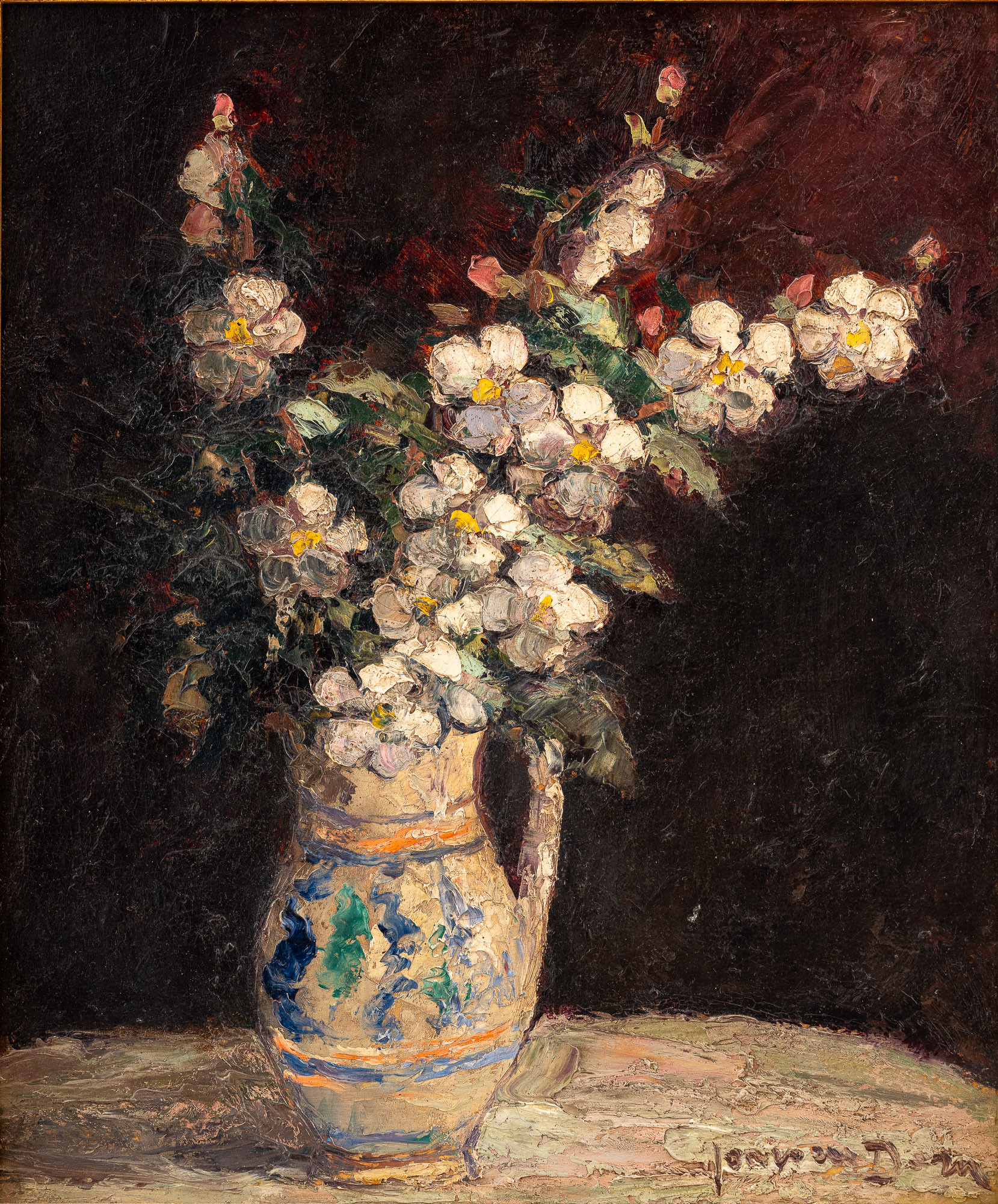Lot 18, Gheorghe Ionescu Doru - Vase with Flowers (Vas cu Flori ...