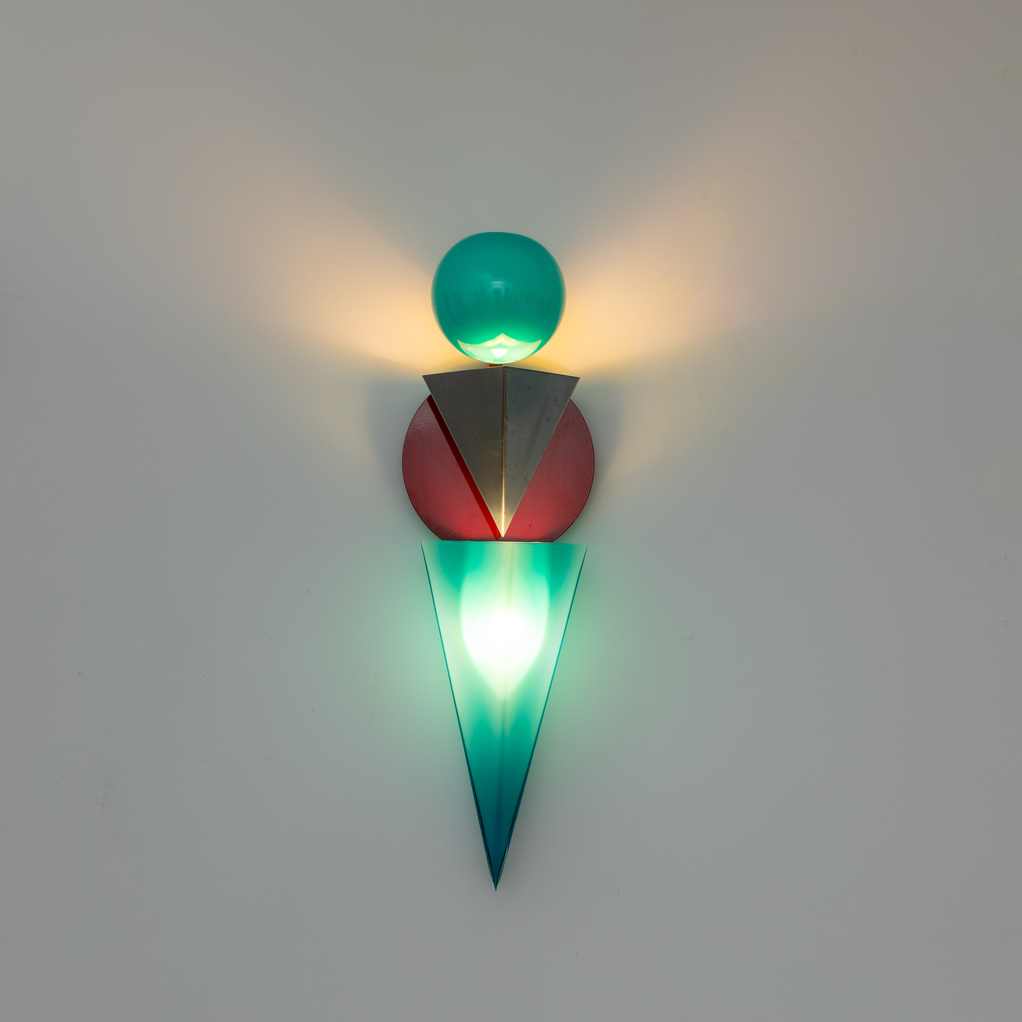 Lot 33, Set of two Foscarini "Wassily" wall sconces produced by Adam D ...