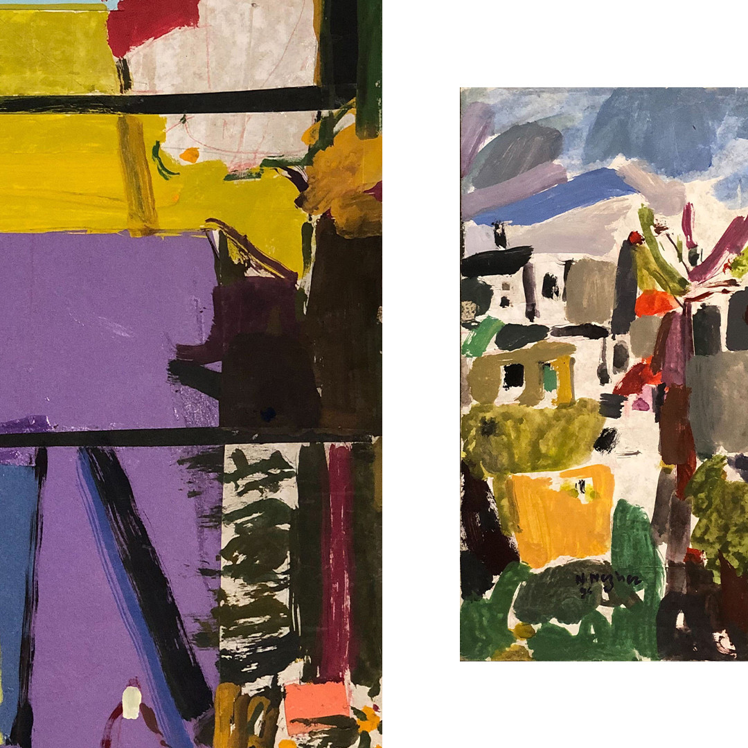 Lot 44, Nazem Mezher - Untitled (diptych) - Against All Odds: Times of ...