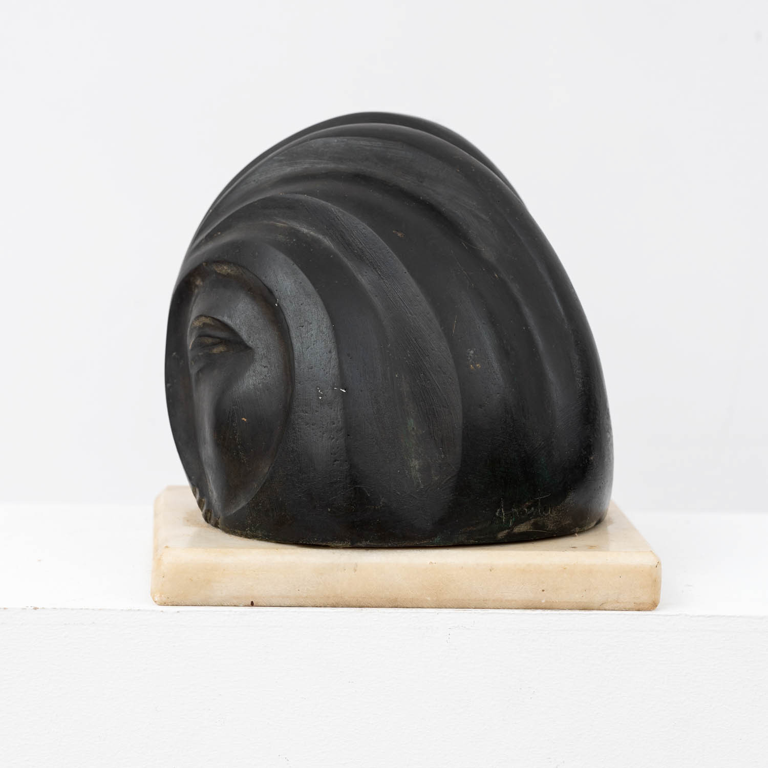 Lot 63, George Apostu - Head of a Woman (Tribute to Brâncuși) / Cap de ...