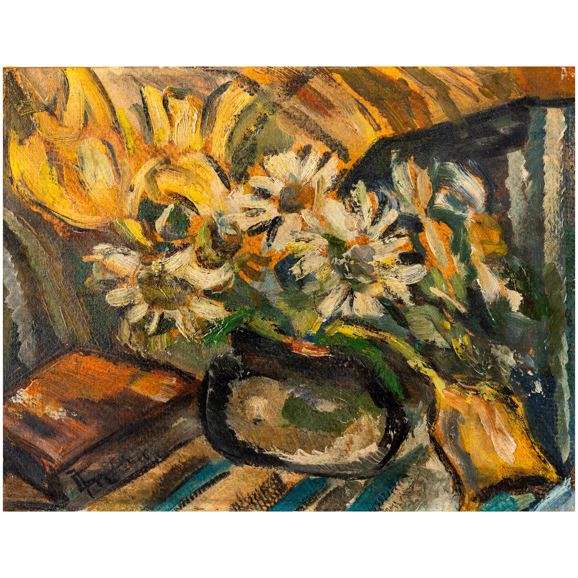 Lot 8, Corneliu Michăilescu - Vase with Flowers (Ulcică cu flori ...