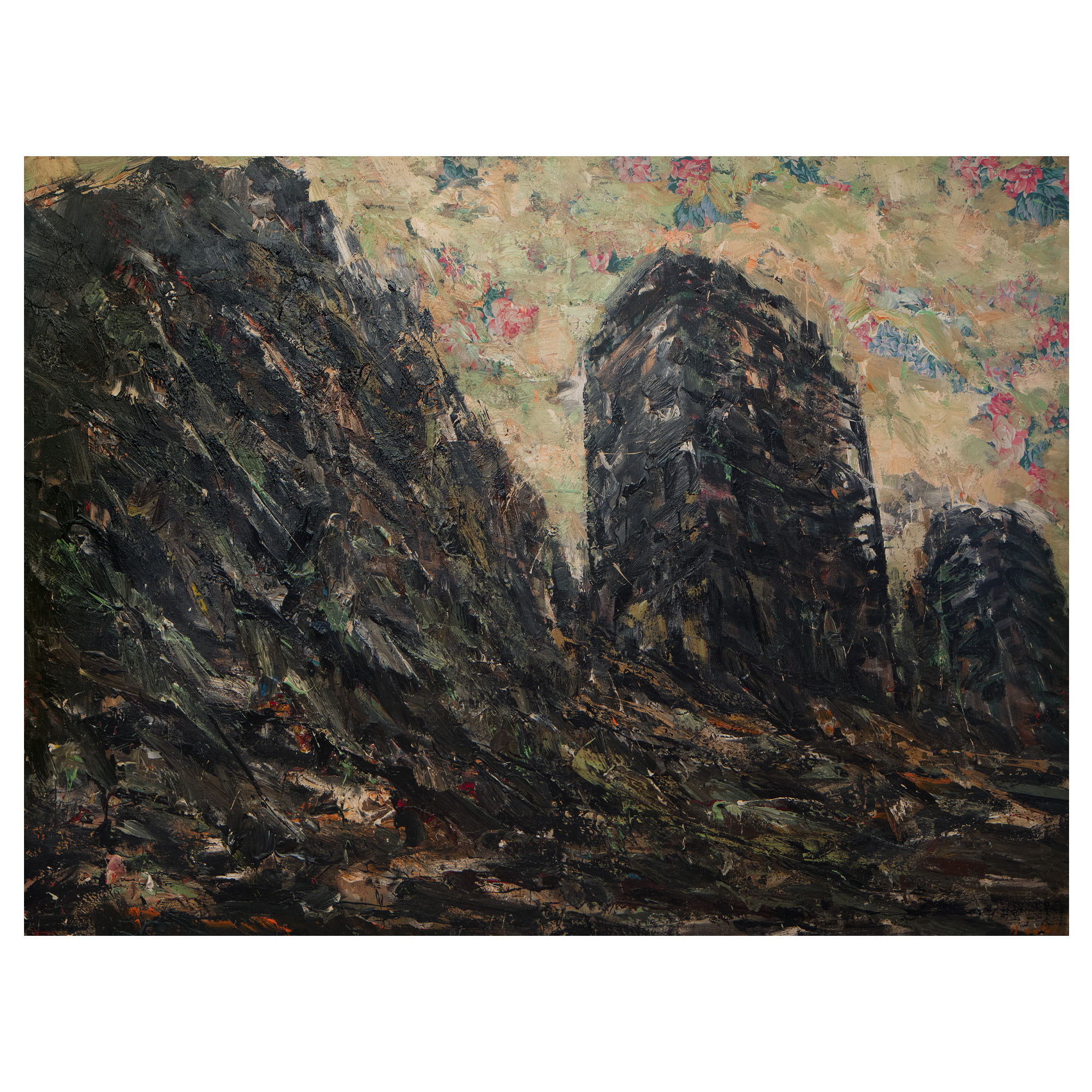 Lot 26, Ayman Baalbaki - Building I - Shades vs Shapes - Paintings and ...