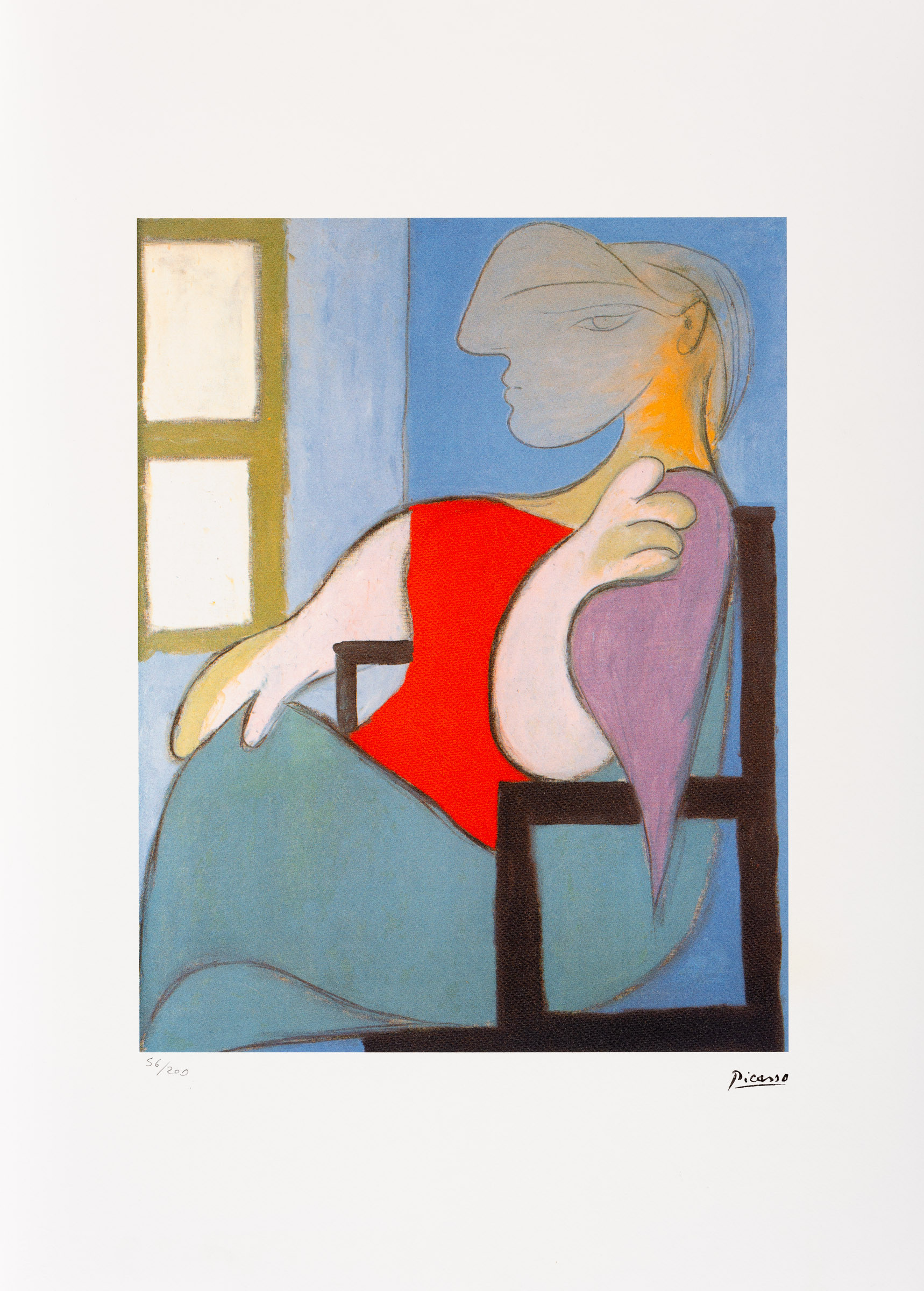 Lot 102, Pablo Picasso - Woman Sitting near a Window - Match Made in ...