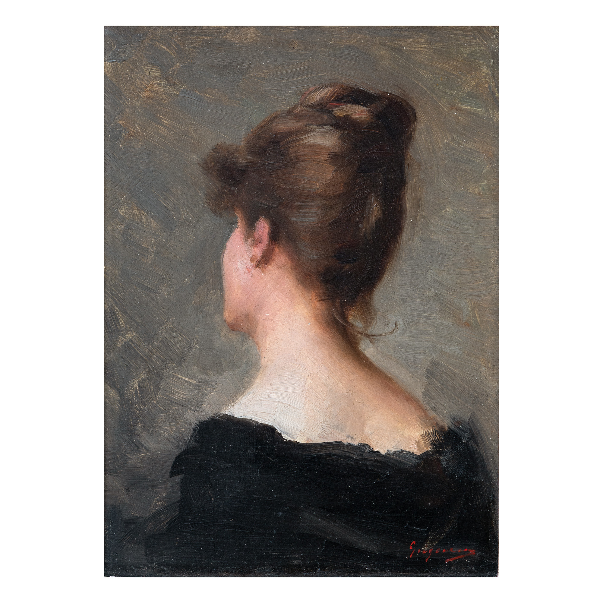 Lot 12, Nicolae Grigorescu - The Portrait of Carlotta Leria (Portretul ...