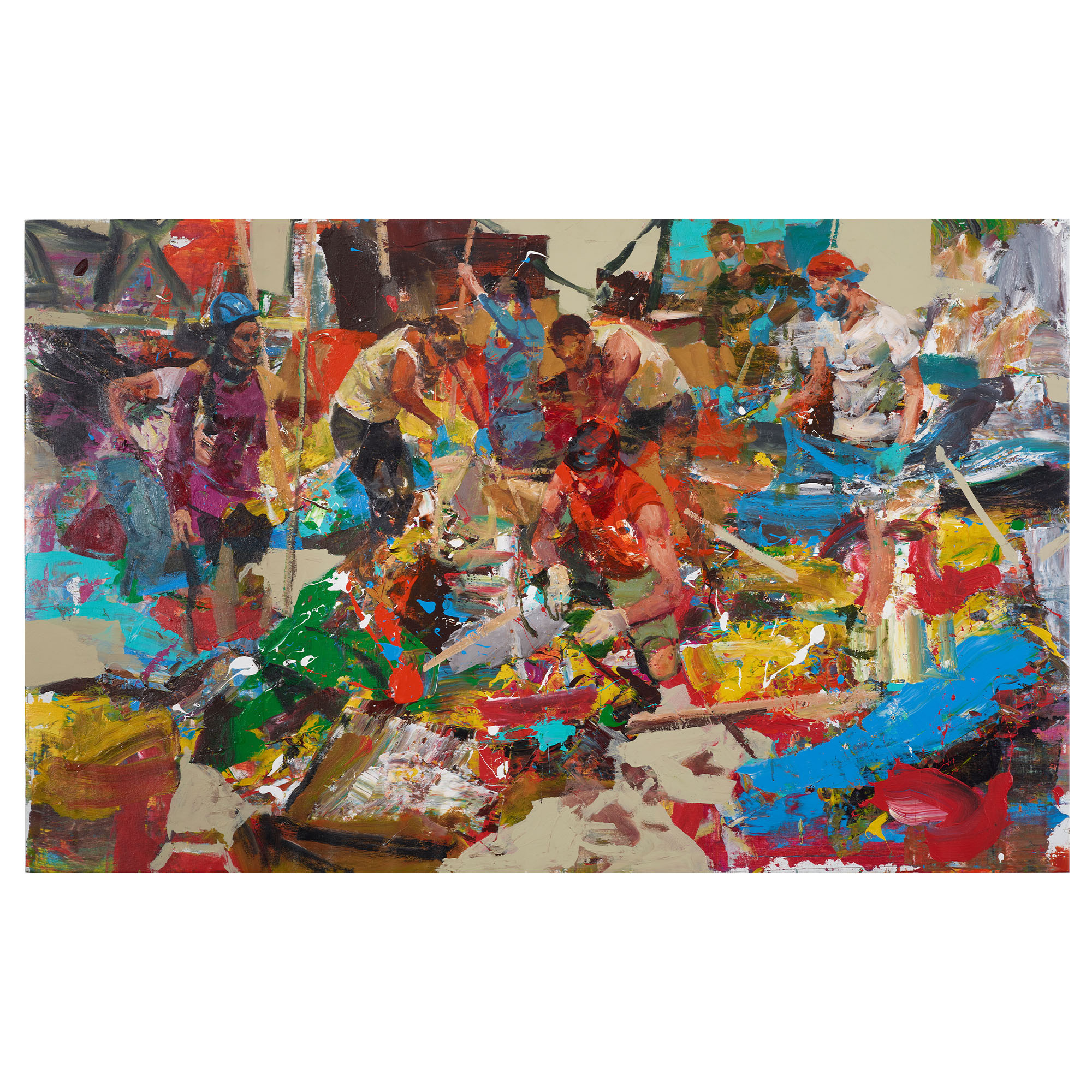 Lot 18, Serwan Baran - Untitled - Shades vs Shapes - Paintings and ...